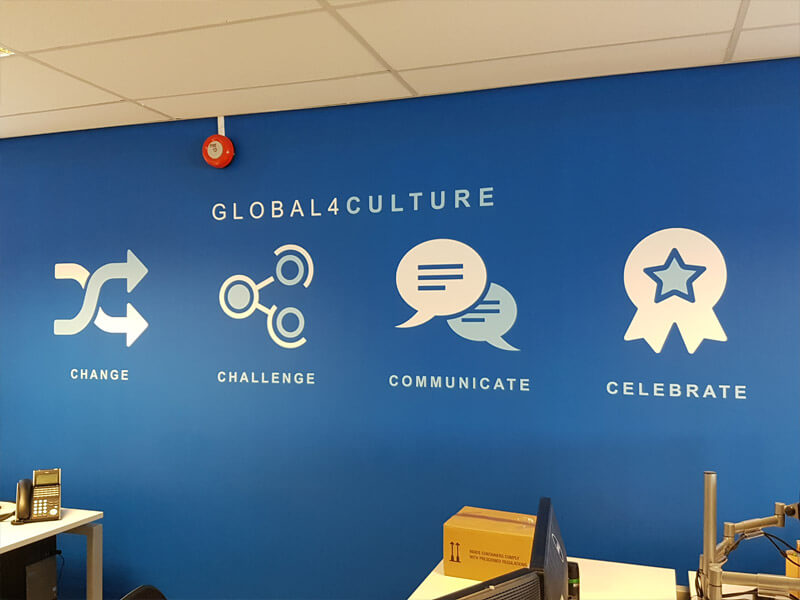 Custom Wall Graphics Sussex | Business Branding | SL2 Signs