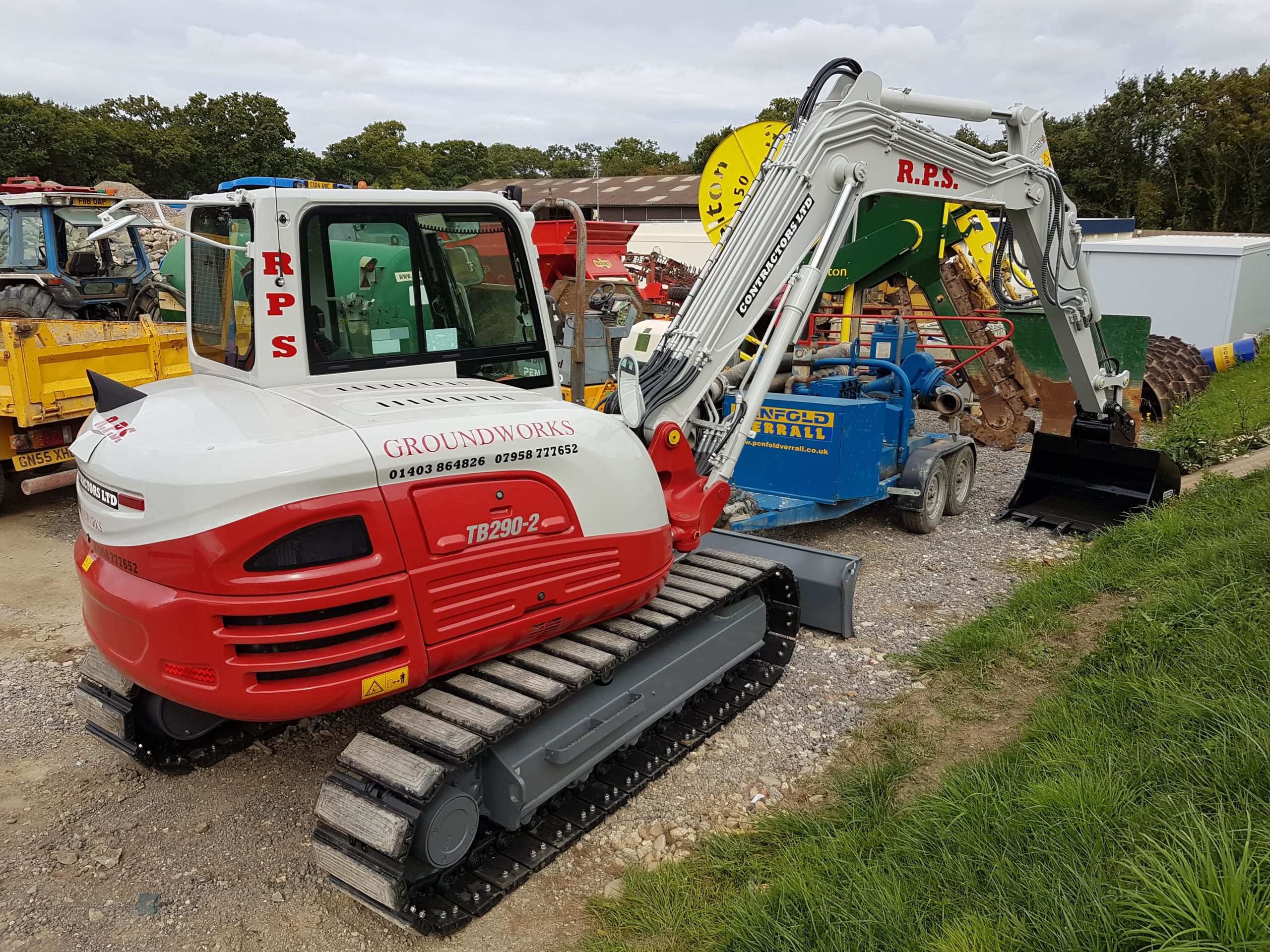 Plant Machinery Graphics | Sussex & Surrey | SL2 Signs