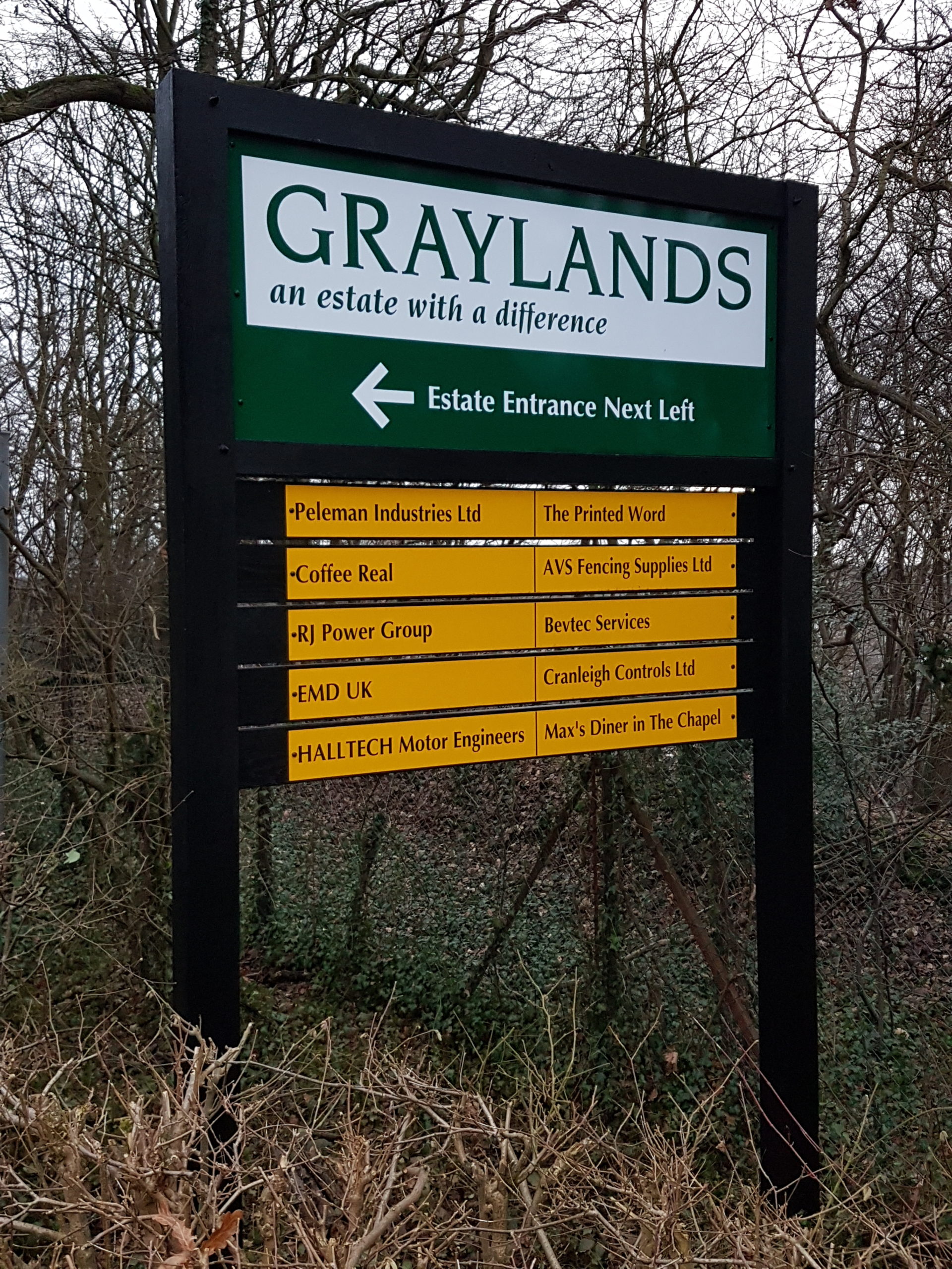 Signs for Industrial Estates | SL2 Signs